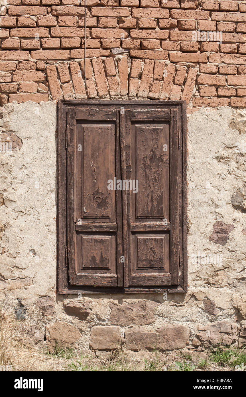 Village house window hi-res stock photography and images - Alamy