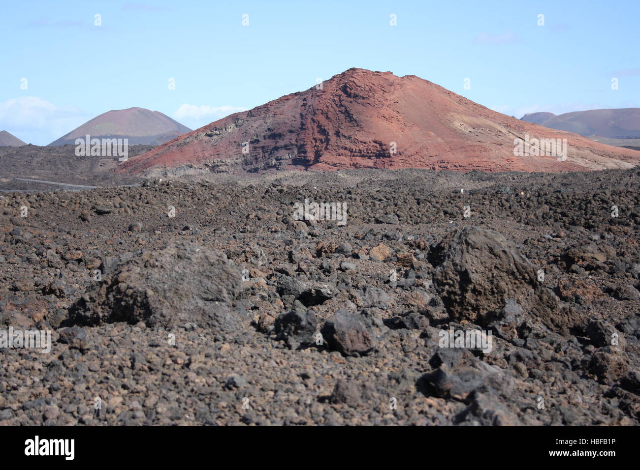 Lanzarote volcano landscape lava hi-res stock photography and images ...