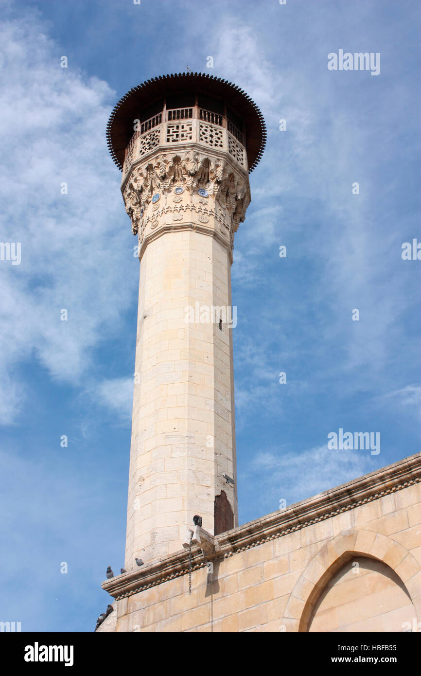 Minaret of the Tahtani Mosque in Gazientep, Turkey Stock Photo - Alamy