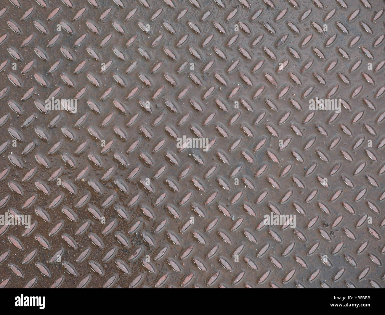 Grey steel diamond plate background Stock Photo - Alamy