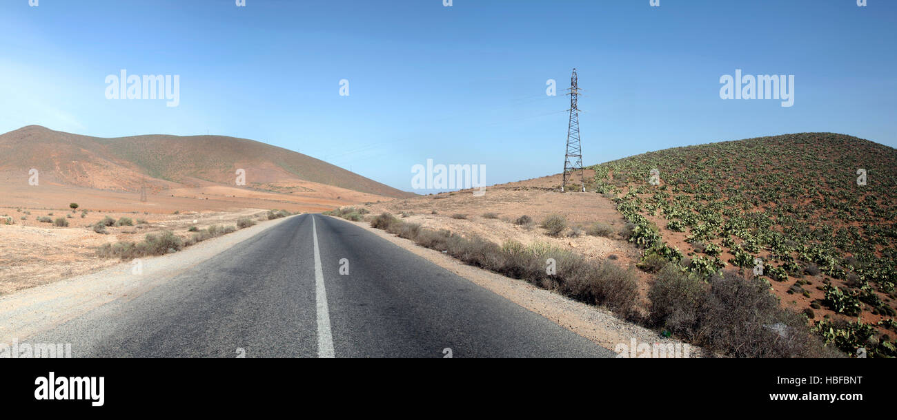 Single point perspective is the vanishing point the horizon line hi-res ...