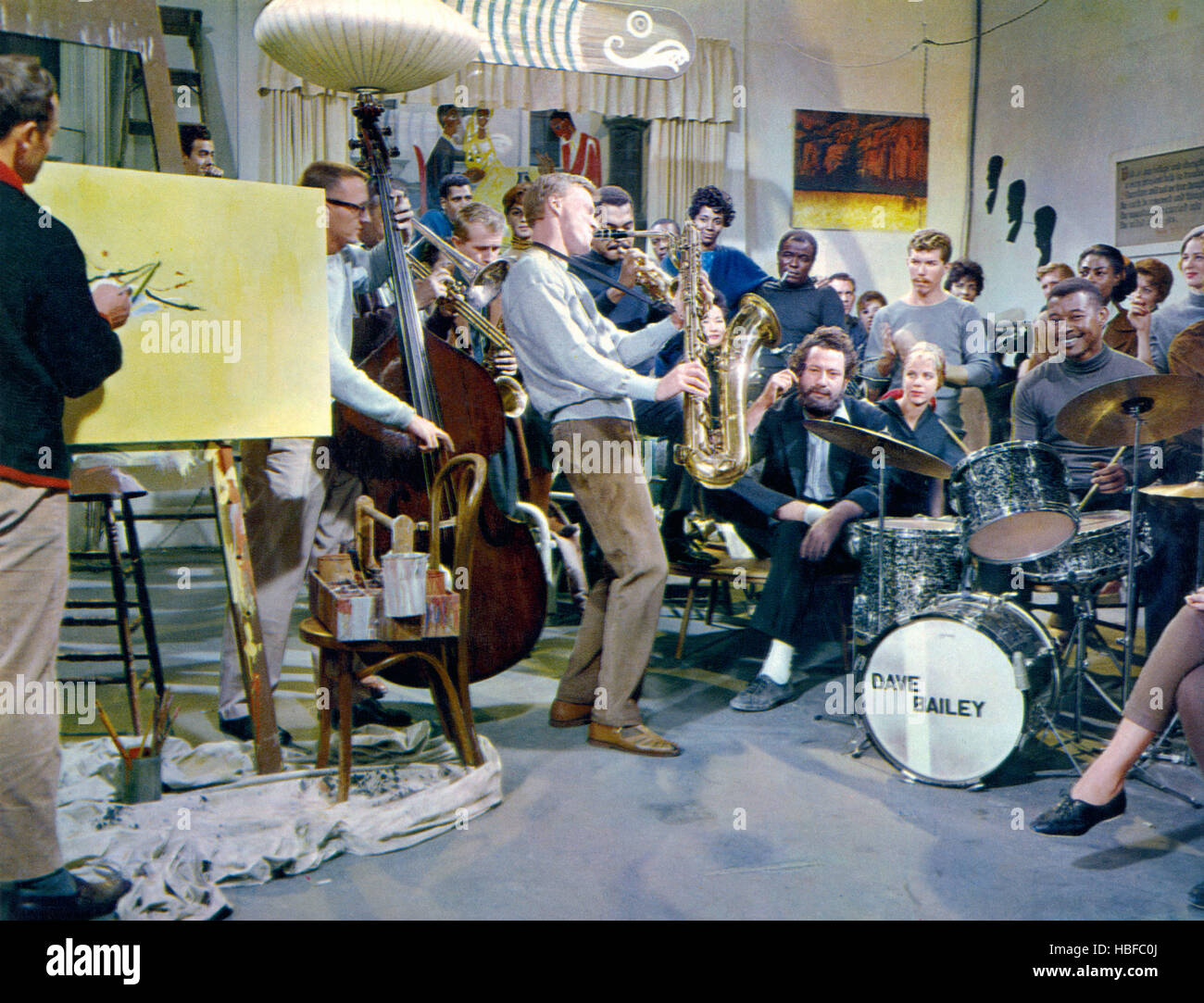 THE SUBTERRANEANS, Gerry Mulligan (saxophone), Dave Bailey (drums ...