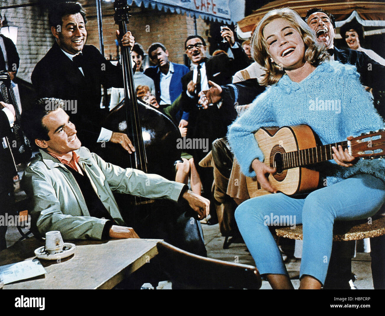 TAKE HER, SHE'S MINE, front from left: Philippe Forquet, Sandra Dee ...