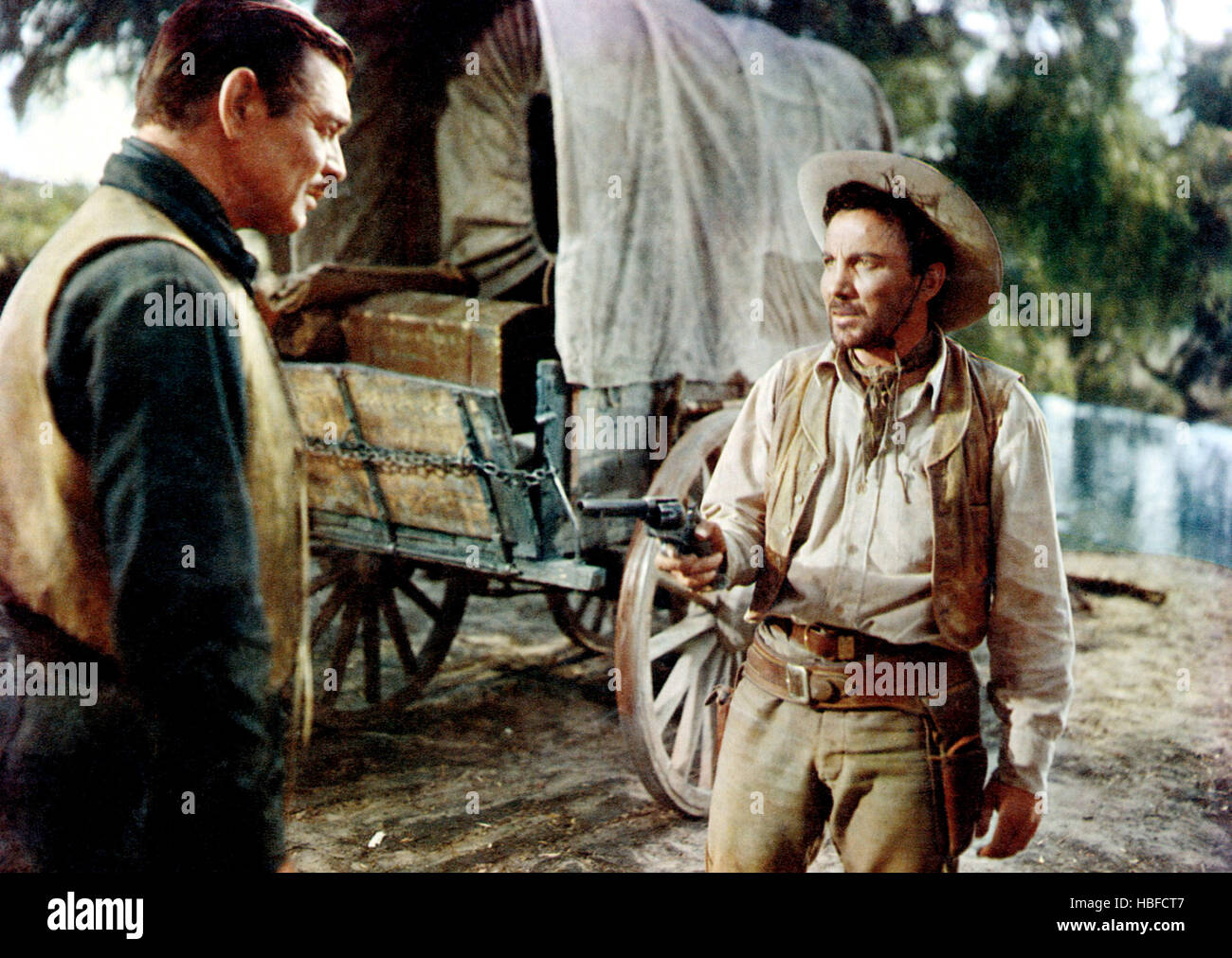 THE TALL MEN, from left: Clark Gable, Cameron Mitchell, 1955, TM ...