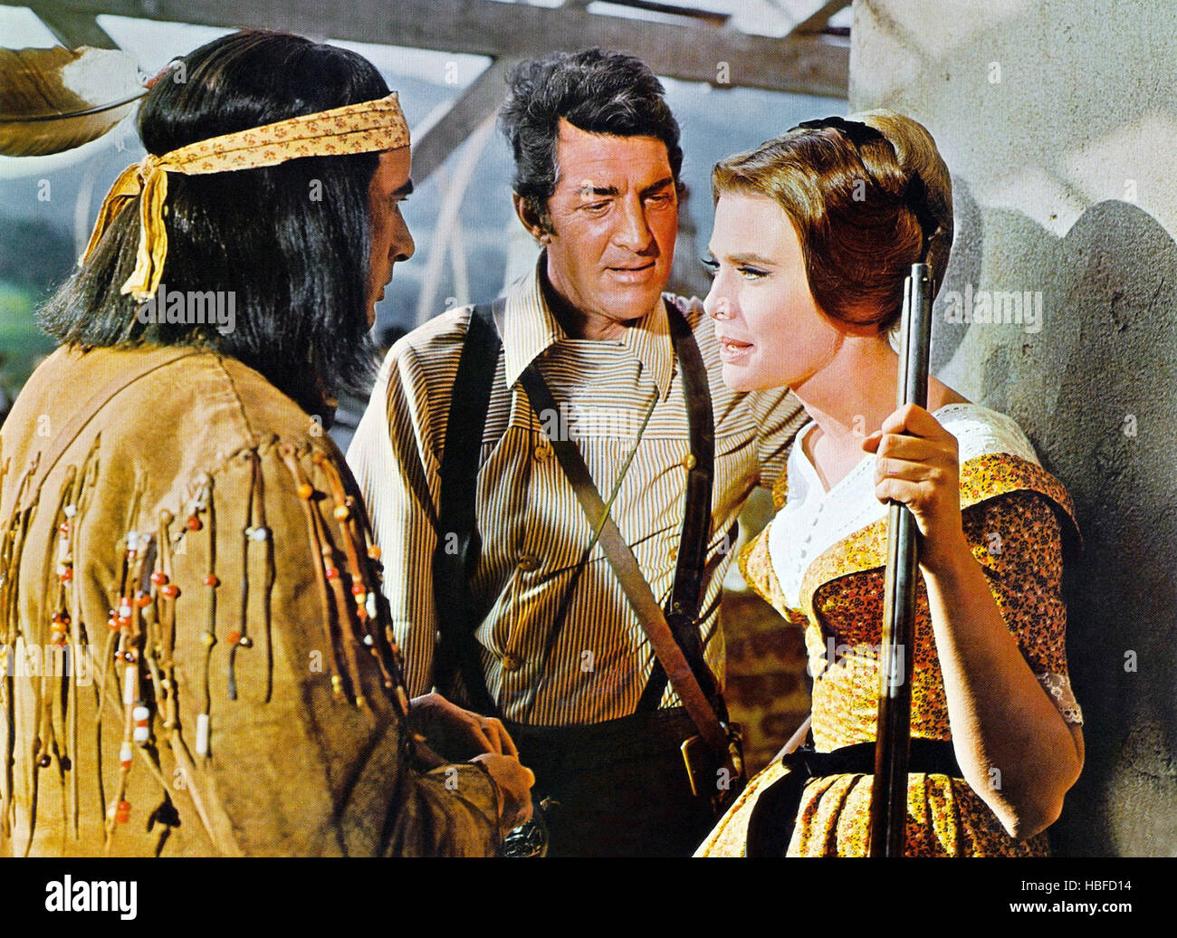 TEXAS ACROSS THE RIVER, from left: Joey Bishop, Dean Martin, Rosemary ...