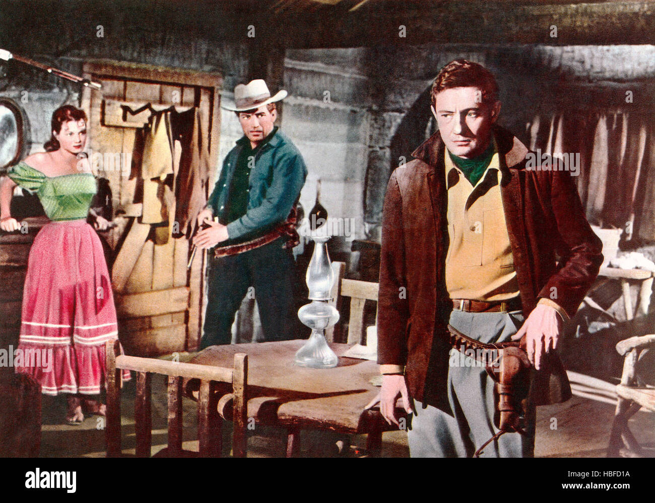 TENSION AT TABLE ROCK, from left: Angie Dickinson, Richard Egan, Paul ...
