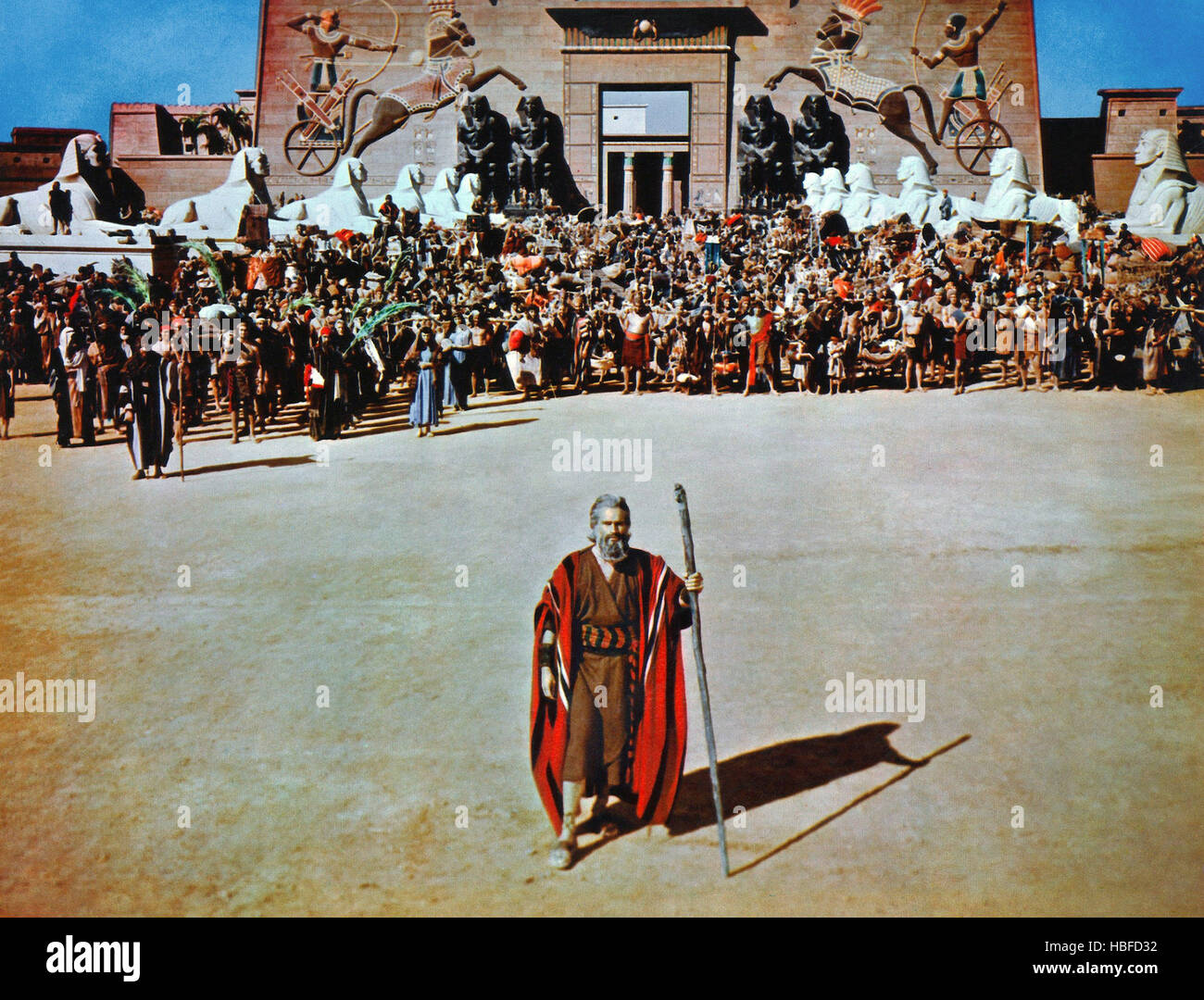 THE TEN COMMANDMENTS, Charlton Heston, 1956 Stock Photo - Alamy