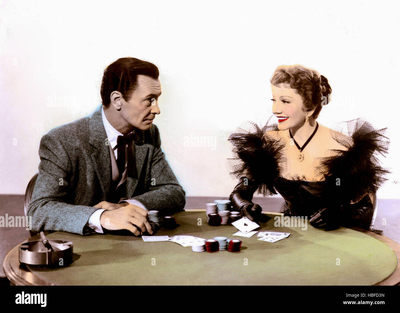 TEXAS LADY, Barry Sullivan, Claudette Colbert, 1955 Stock Photo - Alamy