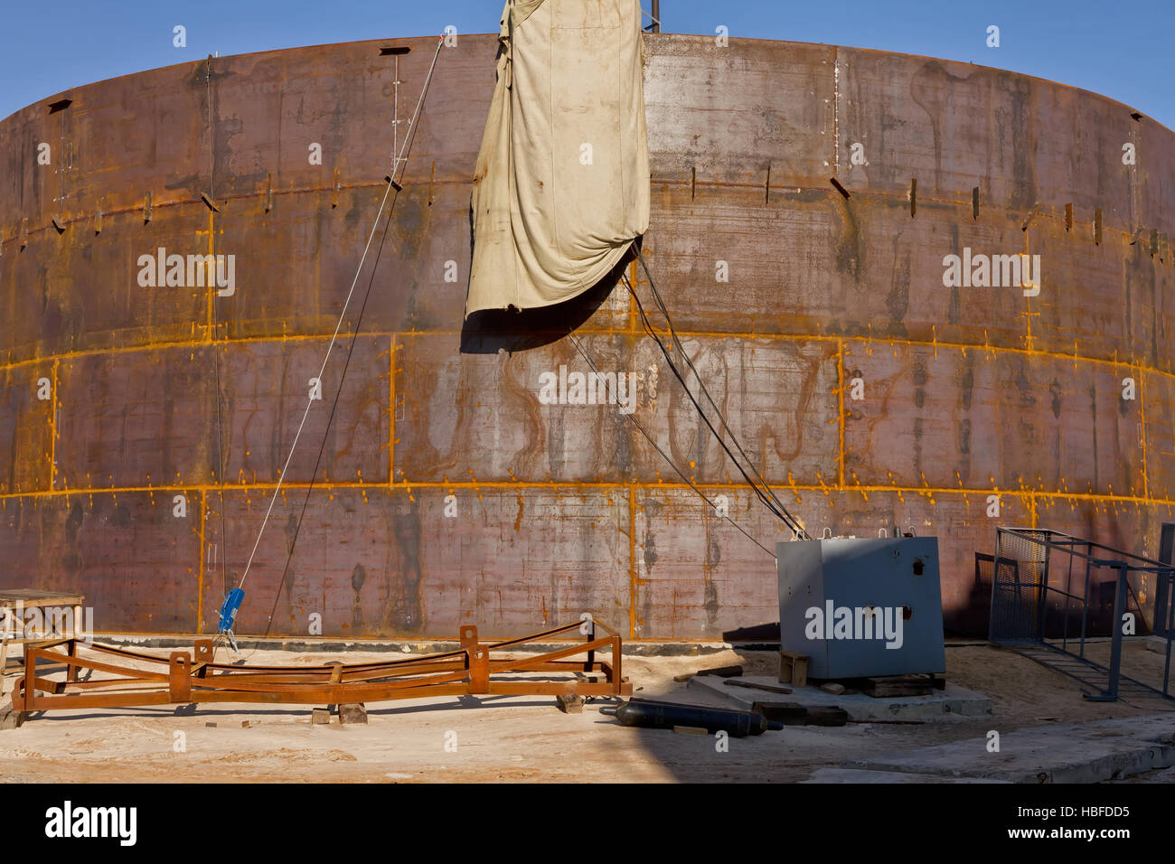 construction of the reservoir Stock Photo - Alamy