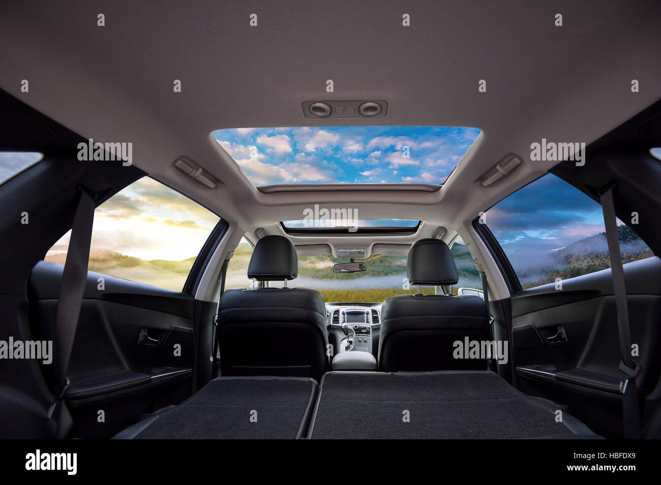 Travel in car Stock Photo - Alamy