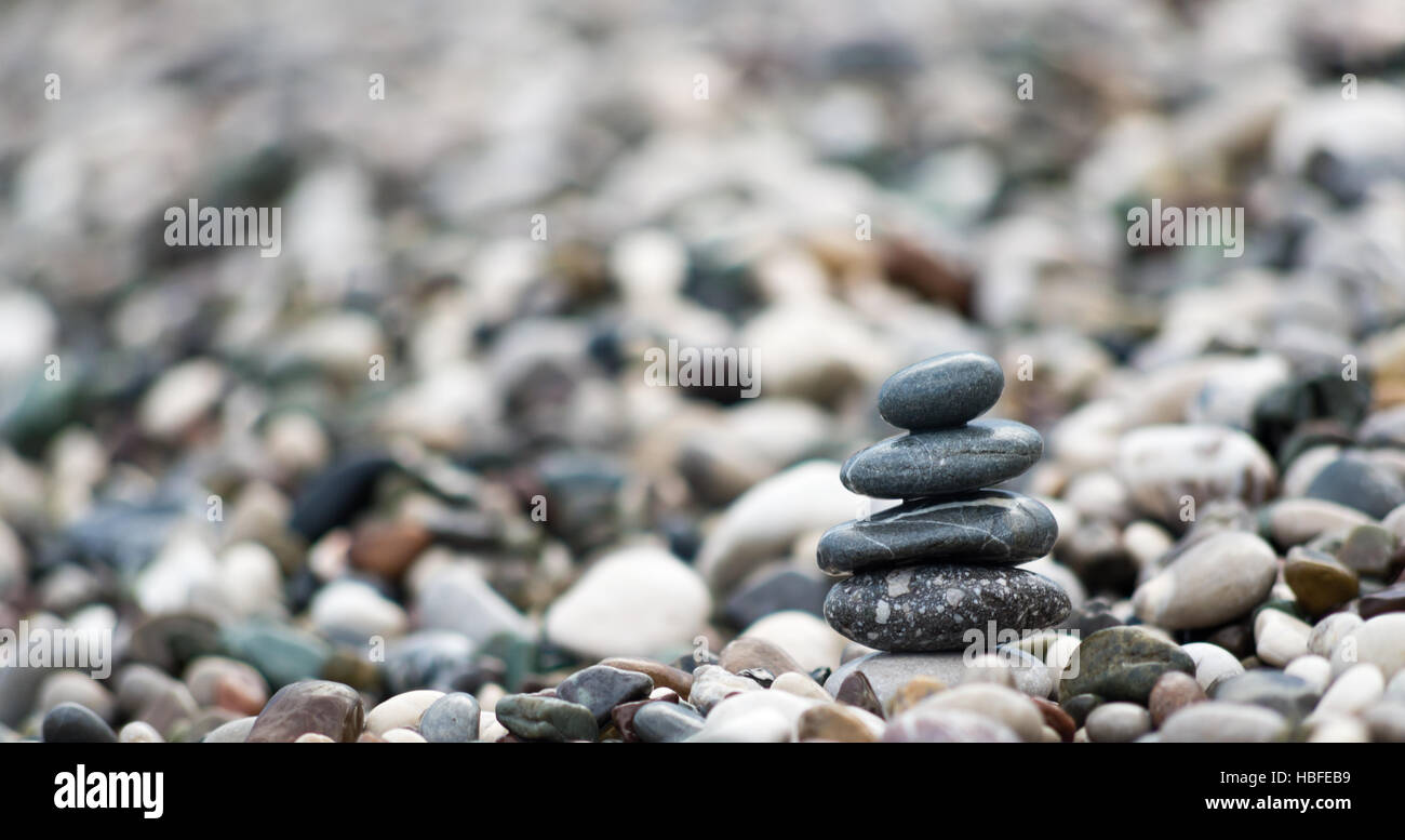 pebble stone tower Stock Photo - Alamy