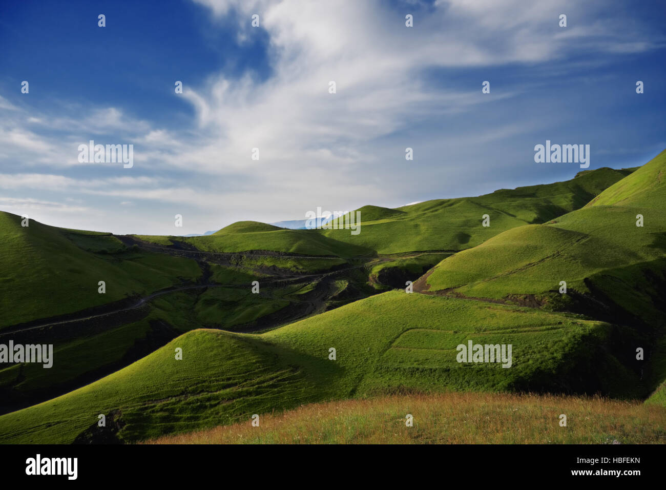 Green hills hi-res stock photography and images - Alamy