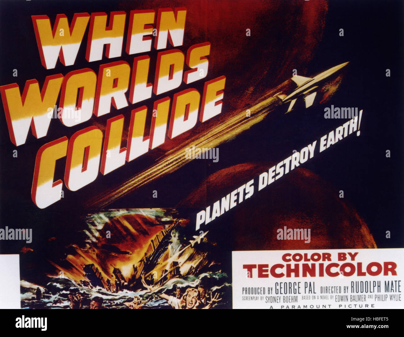 WHEN WORLDS COLLIDE, 1951 Stock Photo - Alamy