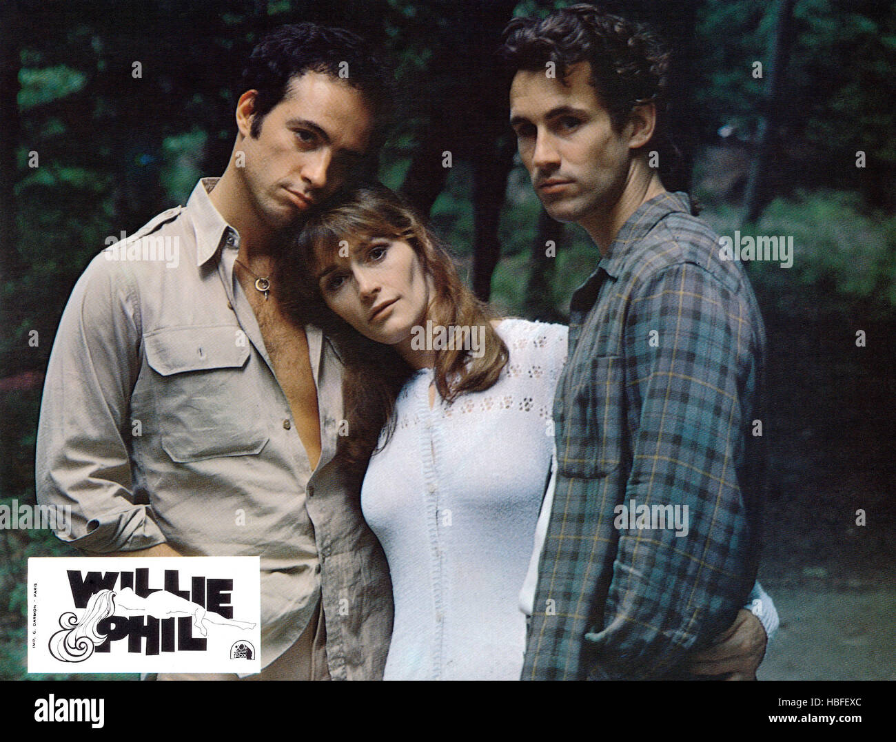 WILLIE & PHIL, from left: Ray Sharkey, Margot Kidder, Michael Ontkean ...