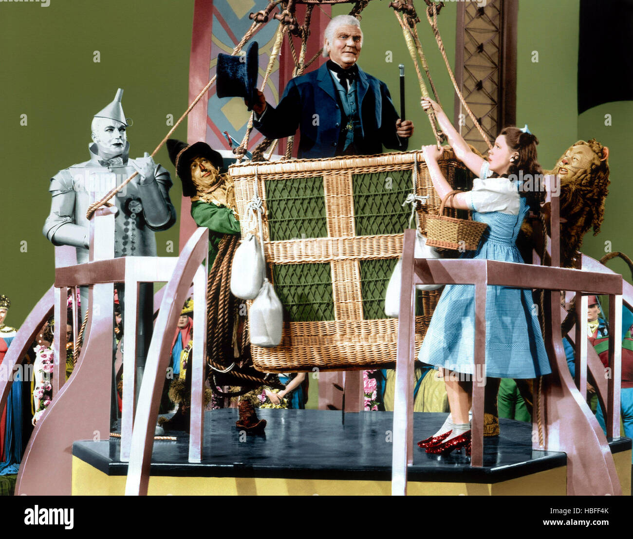 THE WIZARD OF OZ, (from left): Jack Haley, Ray Bolger, Frank Morgan ...