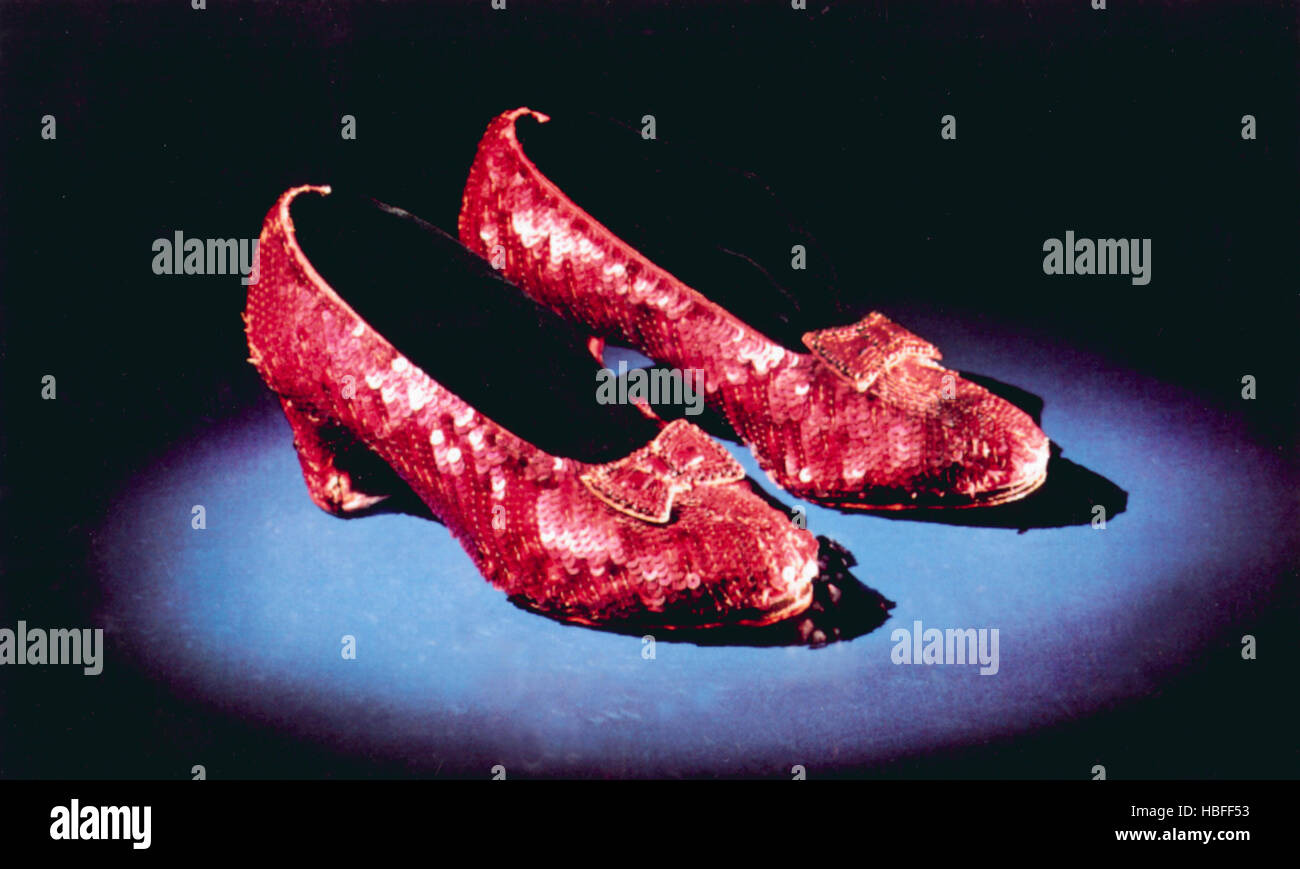 THE WIZARD OF OZ, still of ruby slippers, 1939 Stock Photo - Alamy