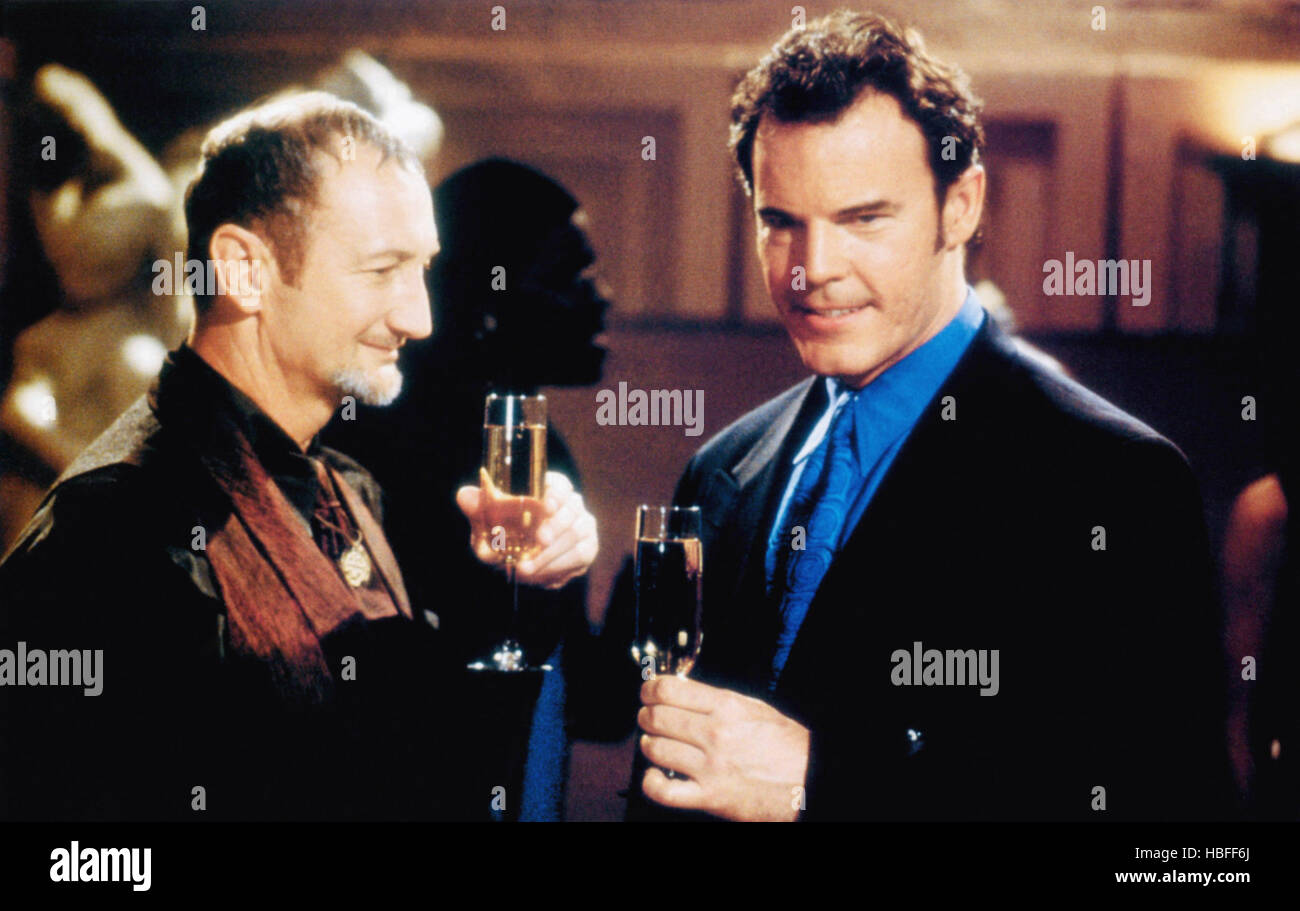 WISHMASTER, from left: Robert Englund, Andrew Divoff, 1997, © Imperial ...