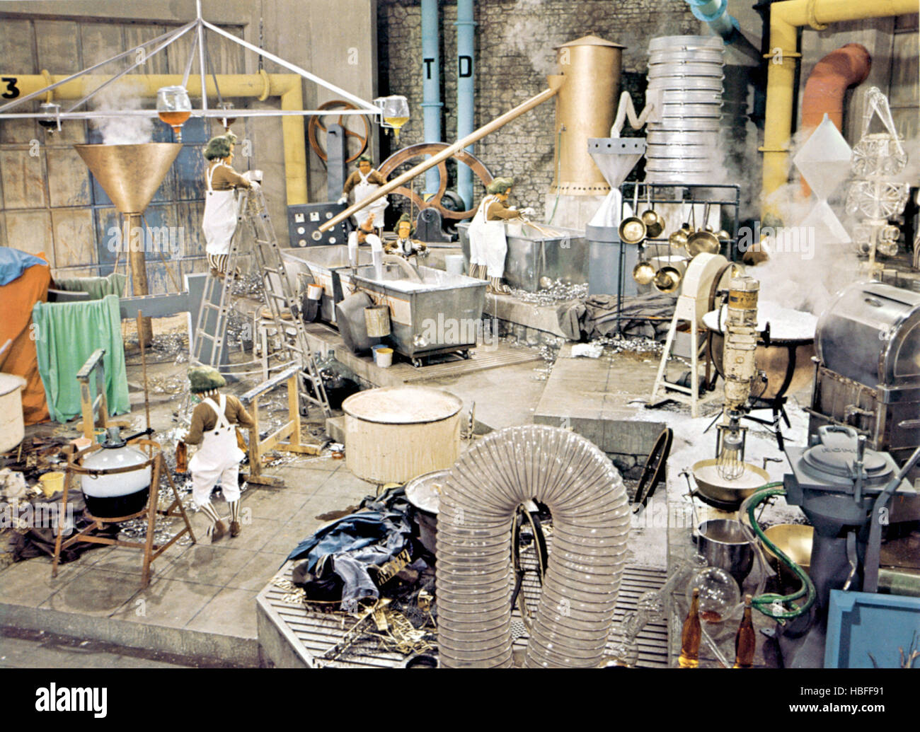 WILLY WONKA AND THE CHOCOLATE FACTORY, The 'Oompa Loompas', 1971 Stock ...