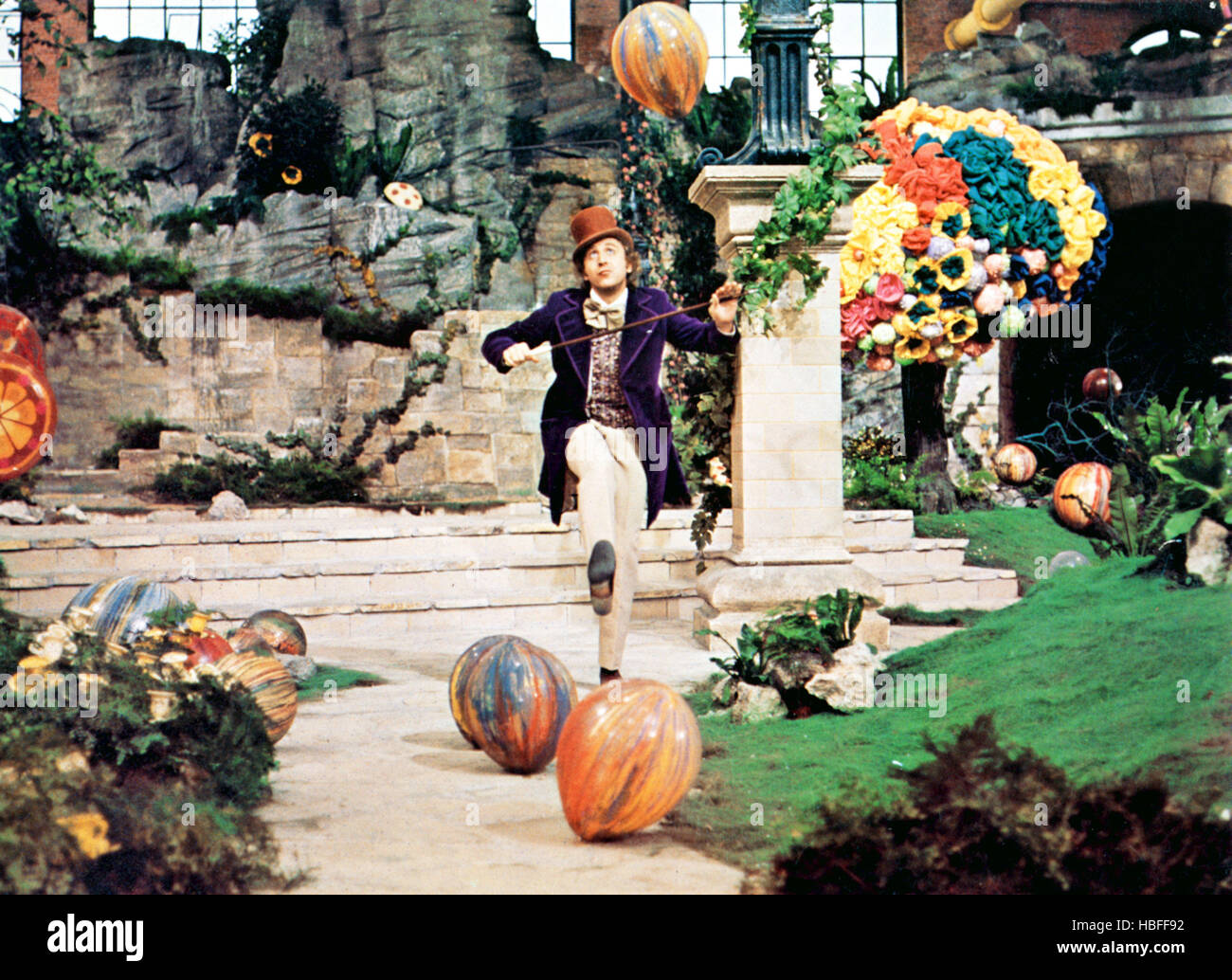 WILLY WONKA AND THE CHOCOLATE FACTORY, Gene Wilder, 1971 Stock Photo ...