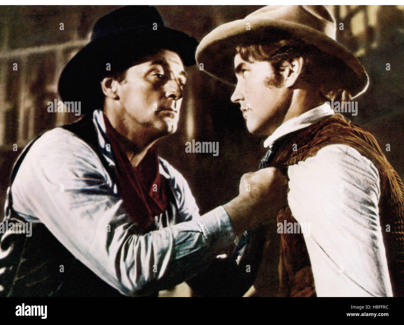 YOUNG BILLY YOUNG, from left, Robert Mitchum, Robert Walker, Jr., 1969 ...