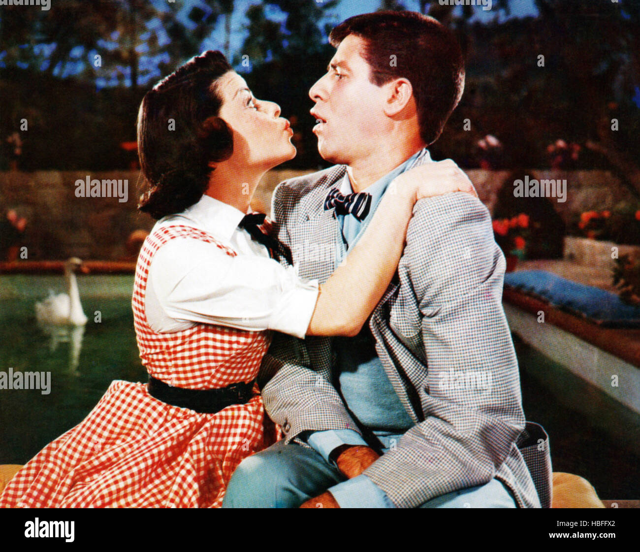 YOU'RE NEVER TOO YOUNG, from left, Mitzi McCall, Jerry Lewis, 1955 ...