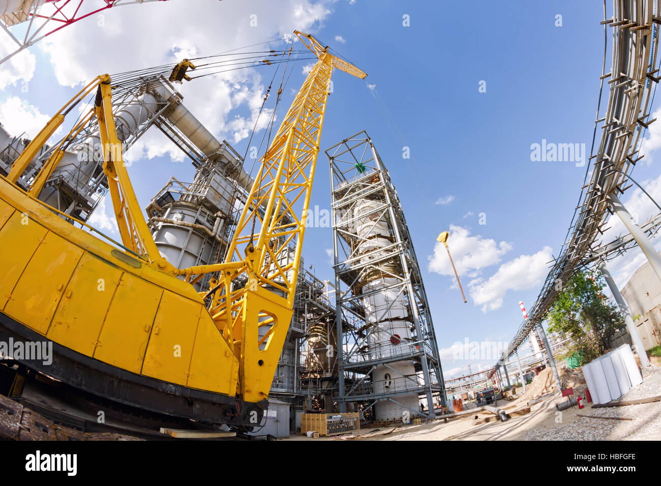 Special equipment : crawler crane Stock Photo - Alamy