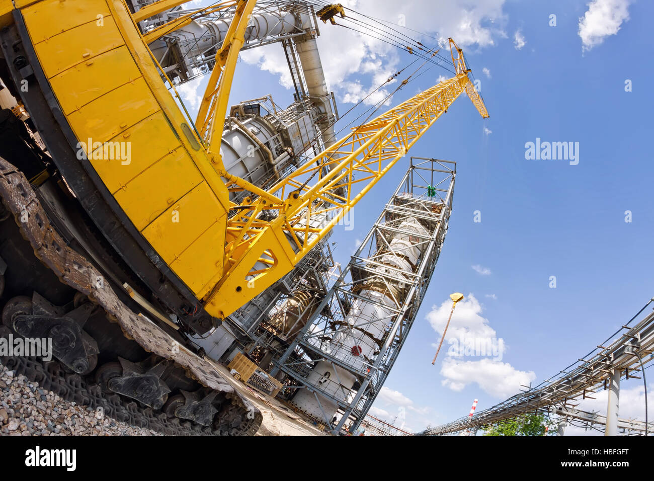 Special equipment : crawler crane Stock Photo - Alamy