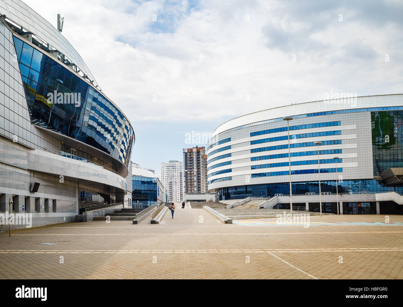 Minsk-Arena - sports and entertainment complex Stock Photo - Alamy