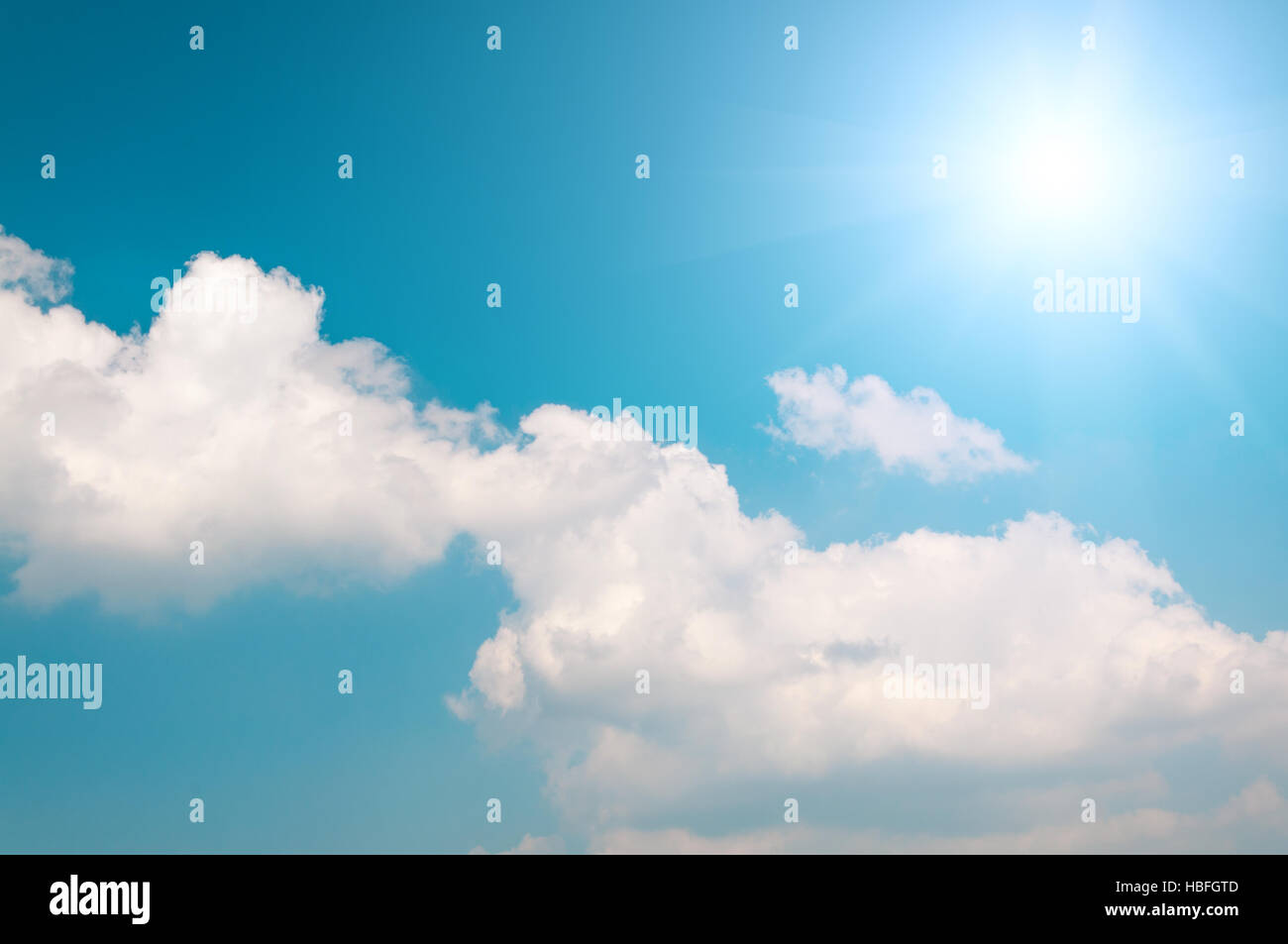 Abstract background of blue sky and clouds Stock Photo - Alamy