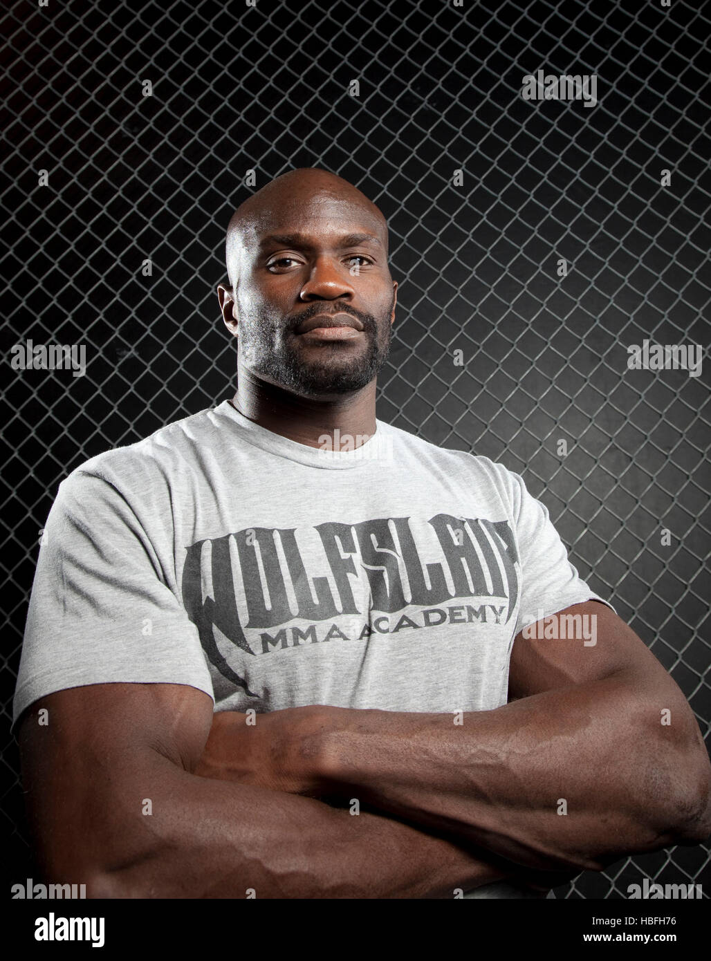 A portrait of UFC fighter Cheick Kongo in Las Vegas, Nevada on ...