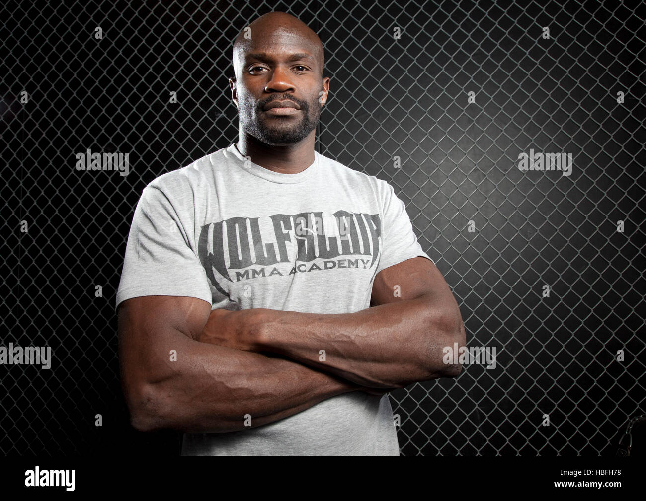 A portrait of UFC fighter Cheick Kongo in Las Vegas, Nevada on ...