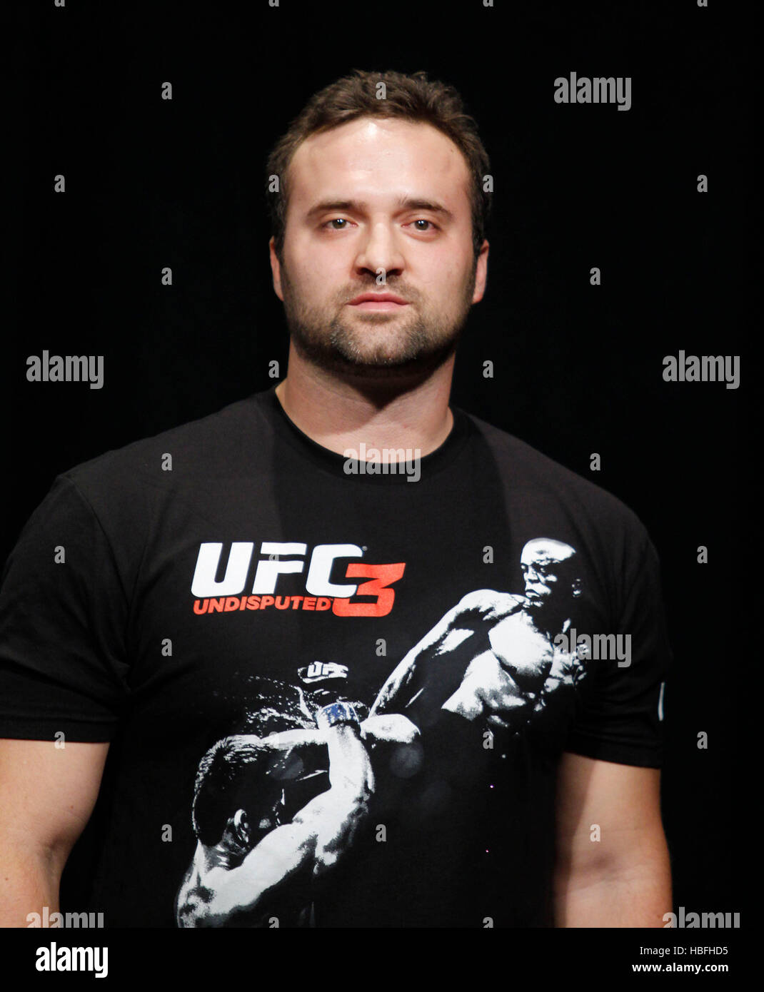 THQ video game producer Nevin Dravinsk at a event for UFC Undisputed 3 ...