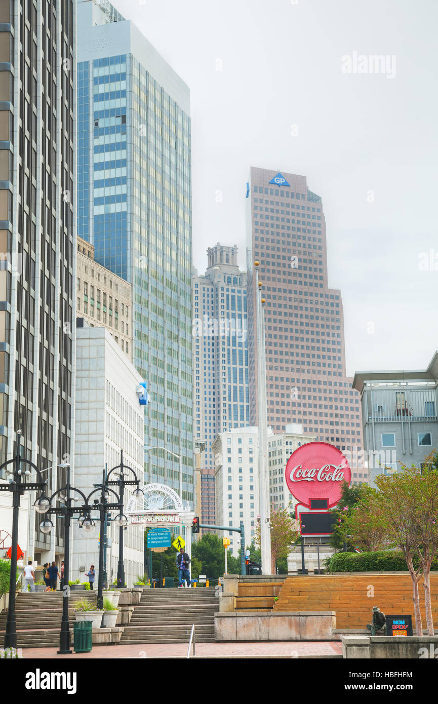 Downtown atlanta people hi-res stock photography and images - Alamy