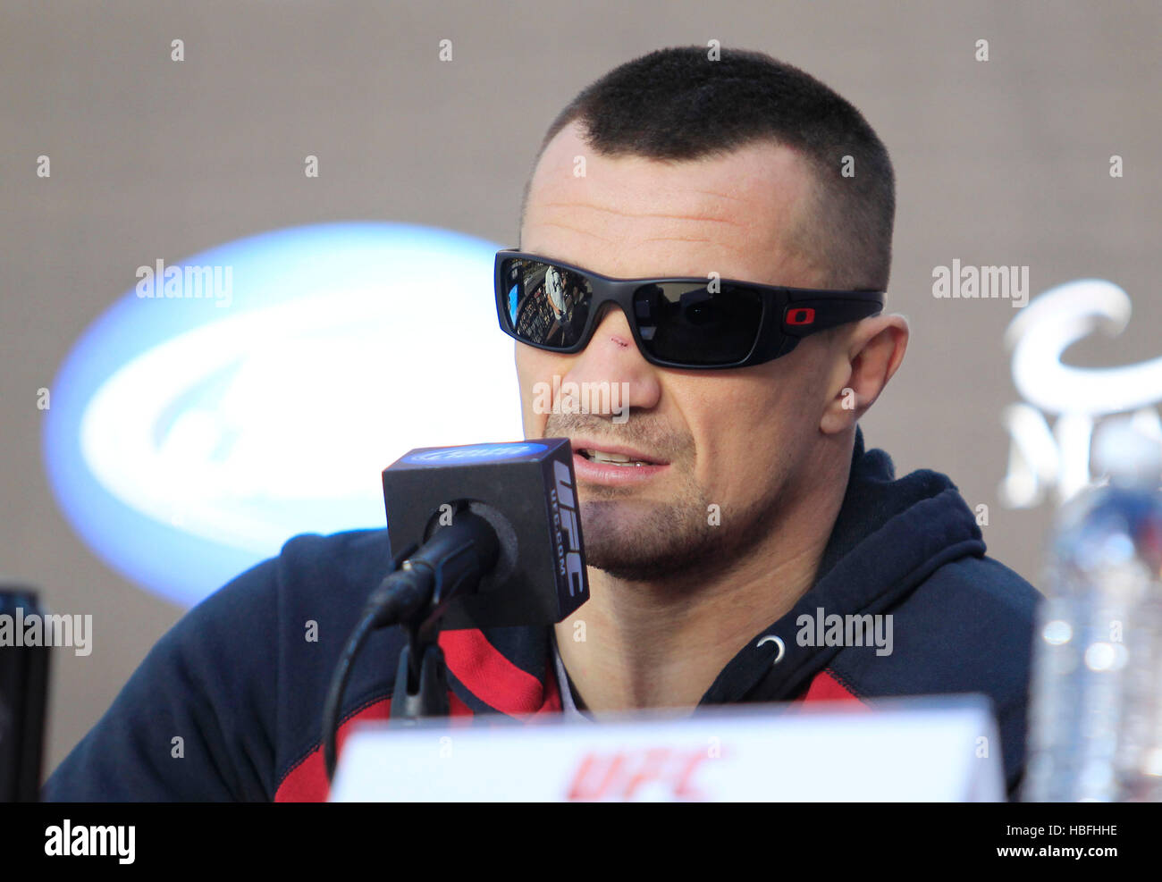 UFC fighter Mirko Cro Cop during a press conference for UFC 137 in Las ...
