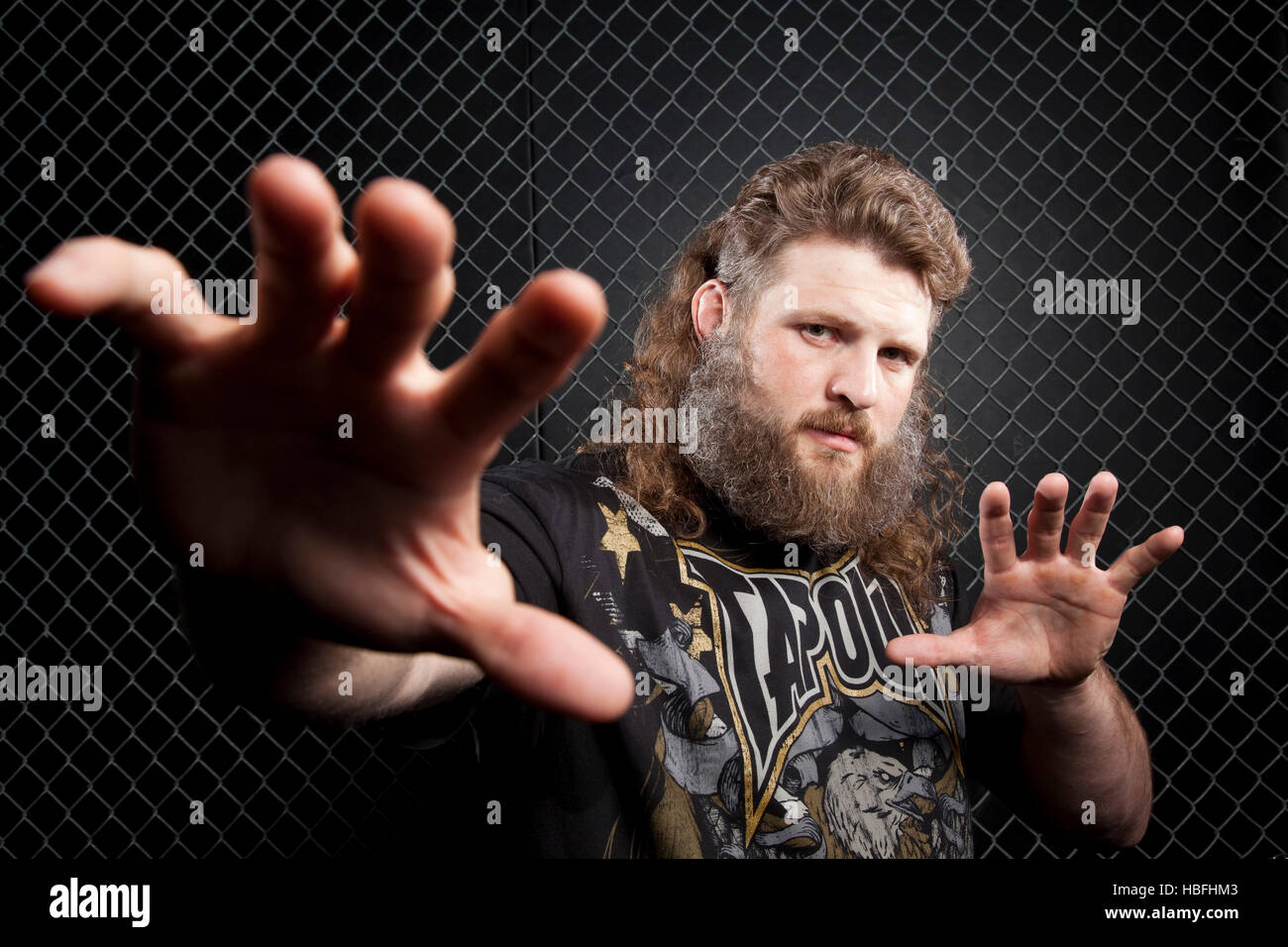 A portrait of UFC fighter Roy Nelson in Las Vegas, Nevada on Wednesday ...
