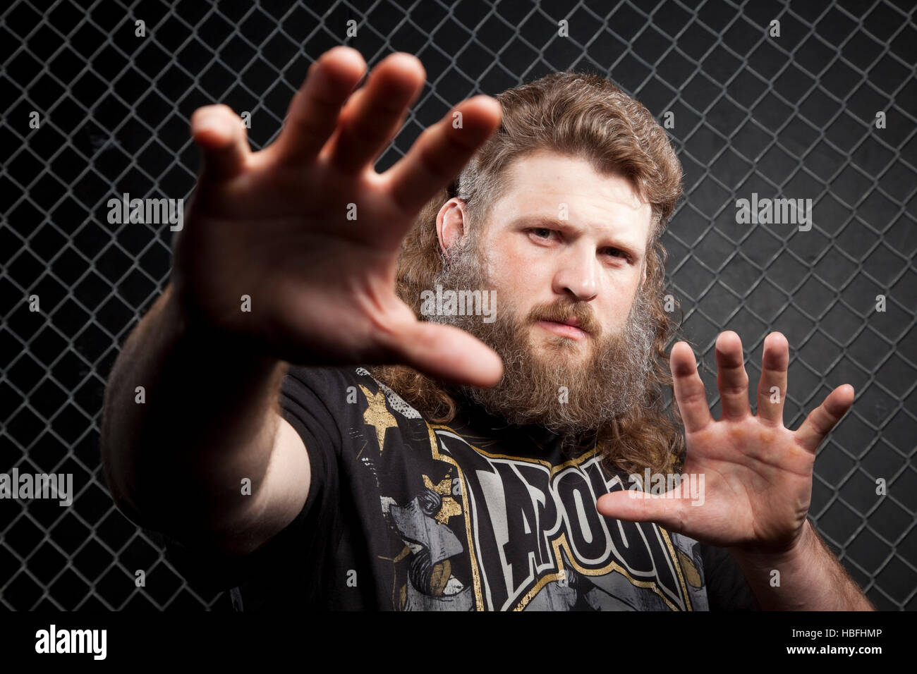 A portrait of UFC fighter Roy Nelson in Las Vegas, Nevada on Wednesday ...