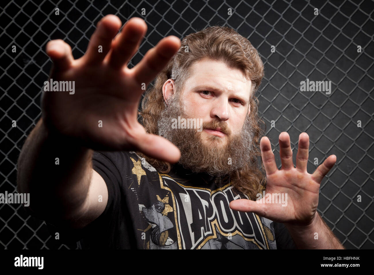 A portrait of UFC fighter Roy Nelson in Las Vegas, Nevada on Wednesday ...