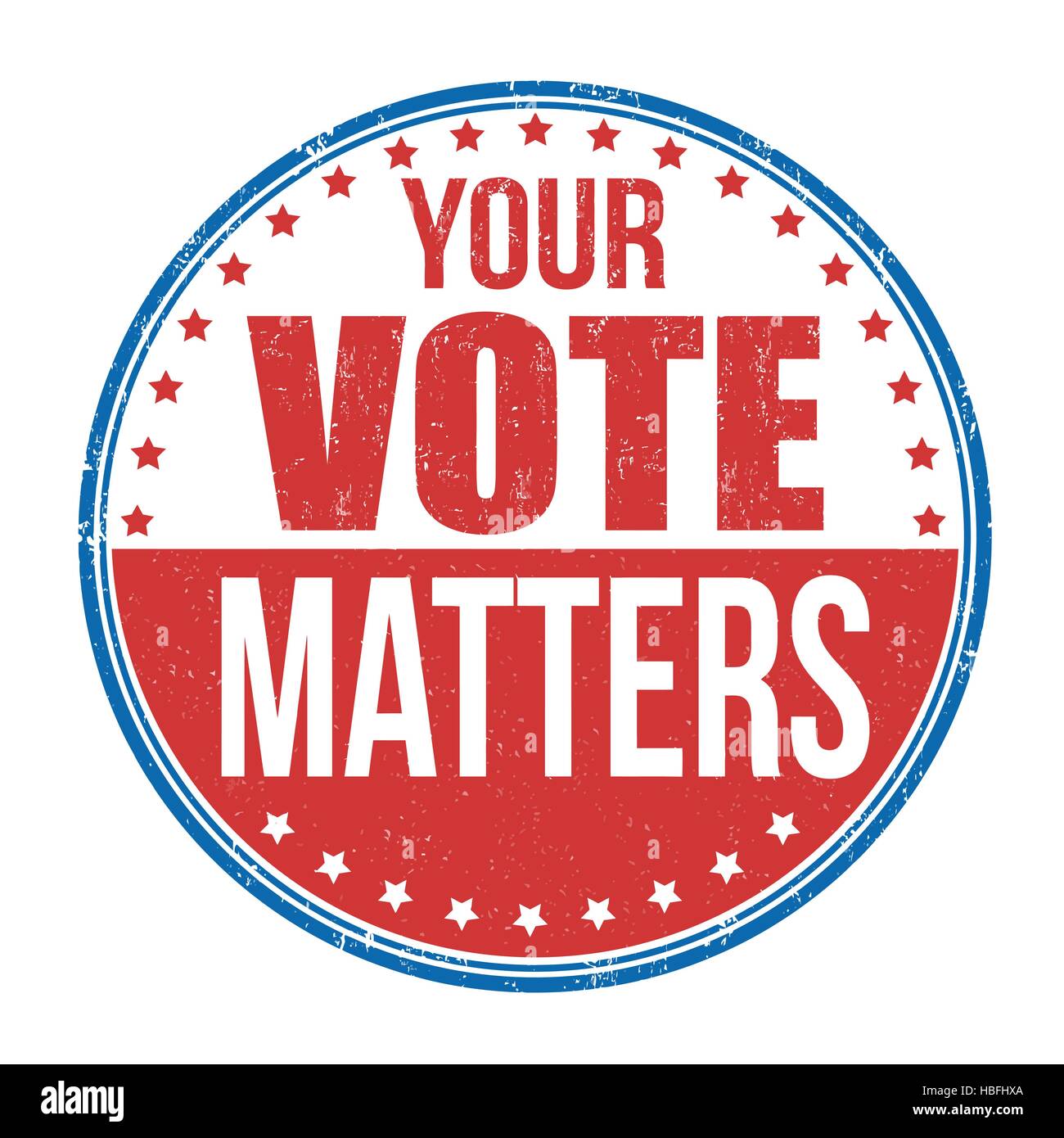 Your Vote Matters grunge rubber stamp on white background, vector illustration Stock Vector ...