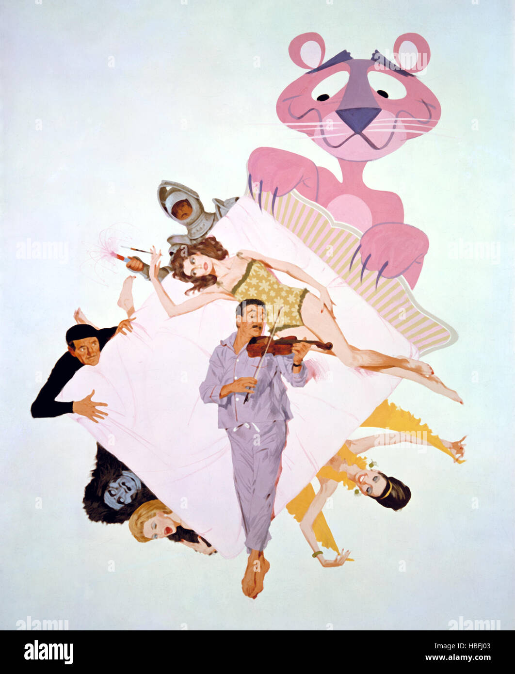 PINK PANTHER, Peter Sellers, David Niven, Capucine, etc, poster art ...