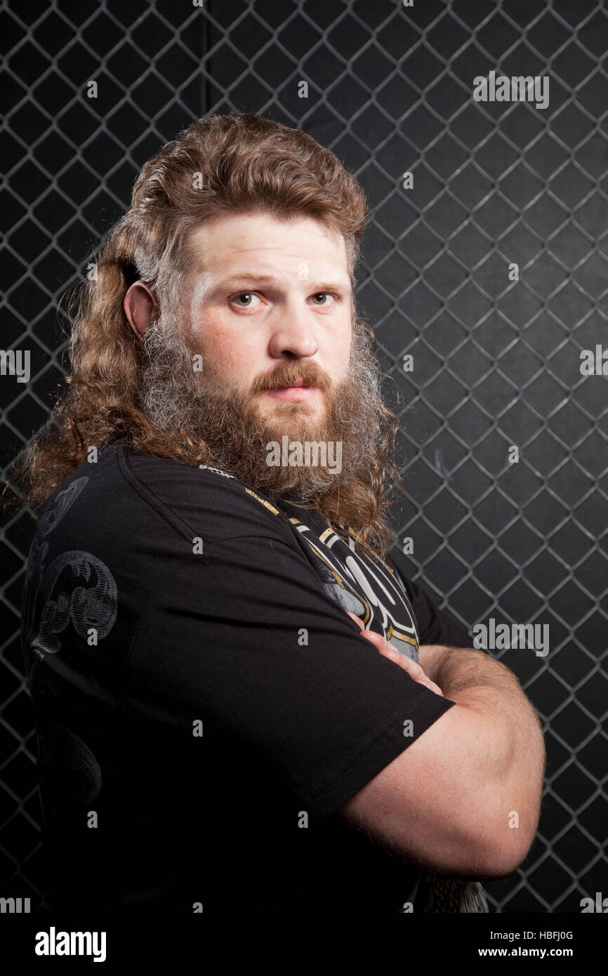 A portrait of UFC fighter Roy Nelson in Las Vegas, Nevada on Wednesday ...