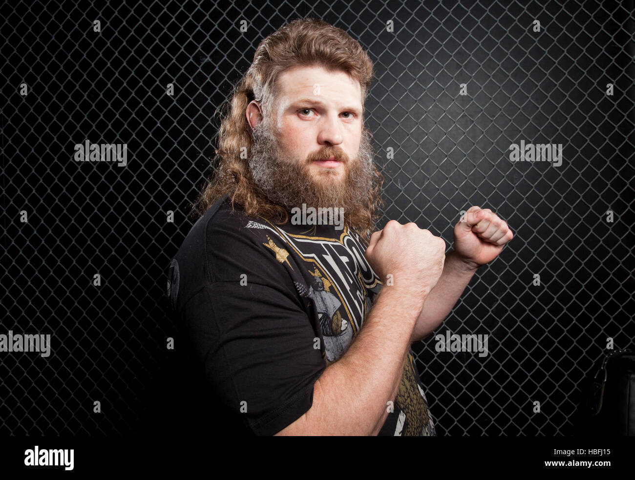 A portrait of UFC fighter Roy Nelson in Las Vegas, Nevada on Wednesday ...