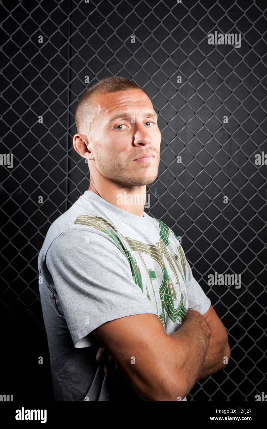 A portrait of UFC fighter Donald Cerrone in Las Vegas, Nevada on ...