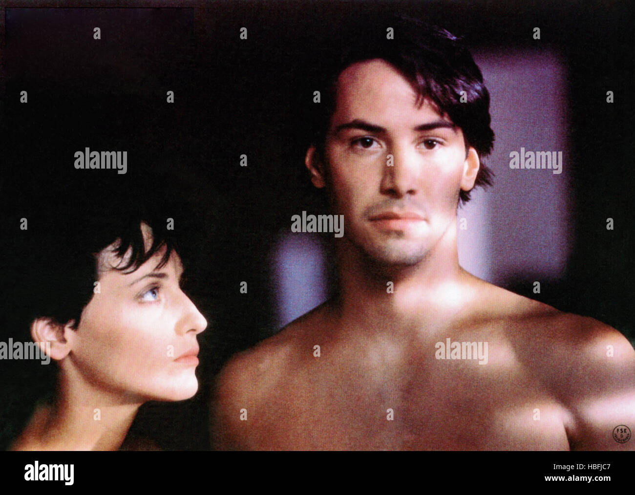POINT BREAK, from left, Lori Petty, Keanu Reeves, 1991, TM and ...