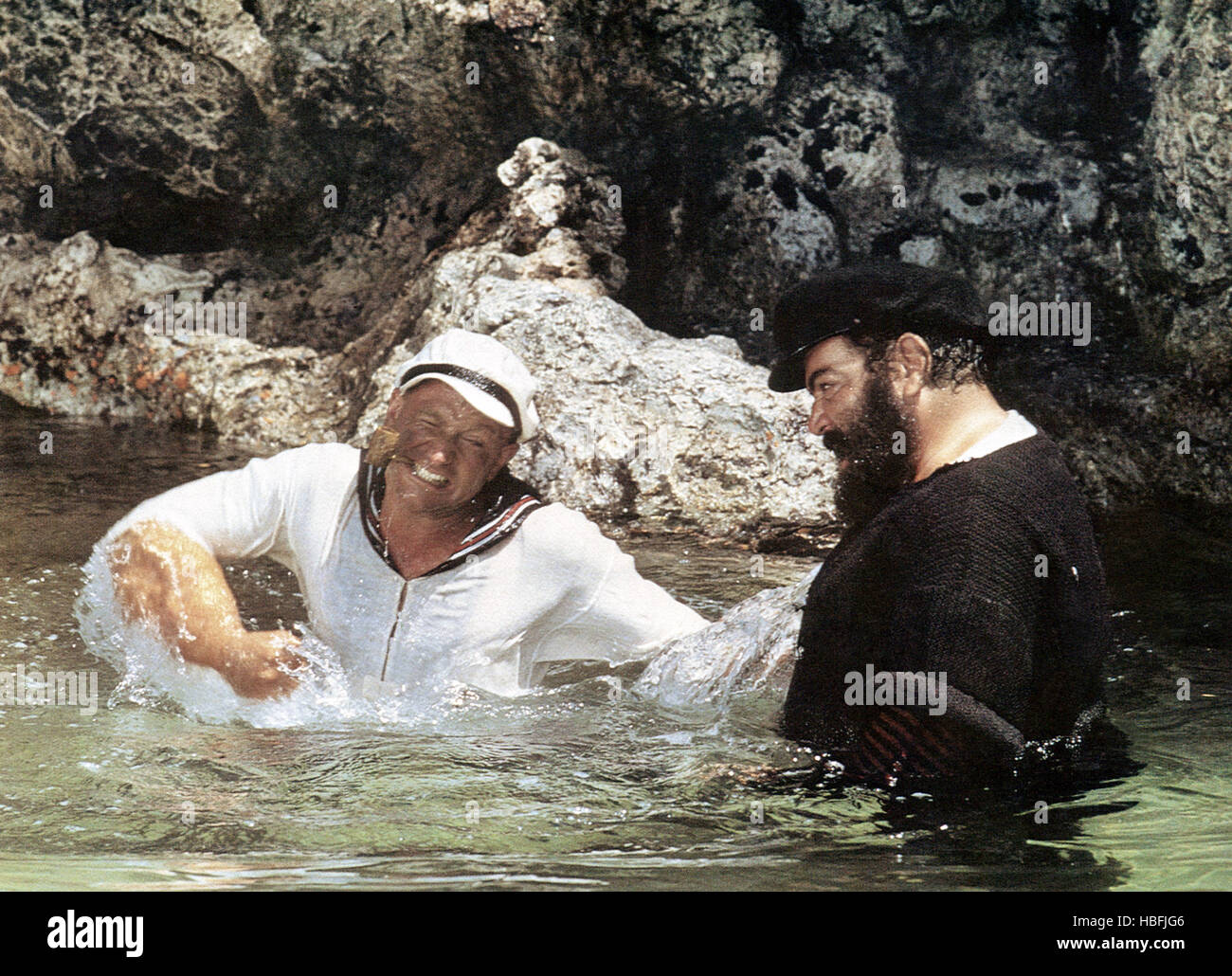 POPEYE, from left: Robin Williams, Paul L. Smith, 1980. ©Paramount ...