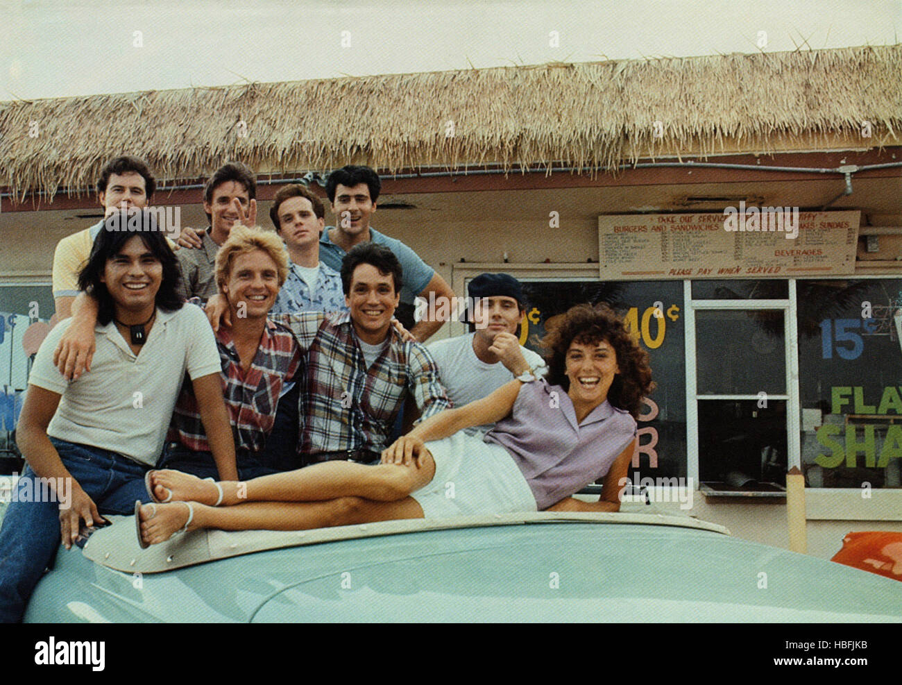 PORKY'S II: THE NEXT DAY, back from left: Wyatt Knight, Mark Herrier ...