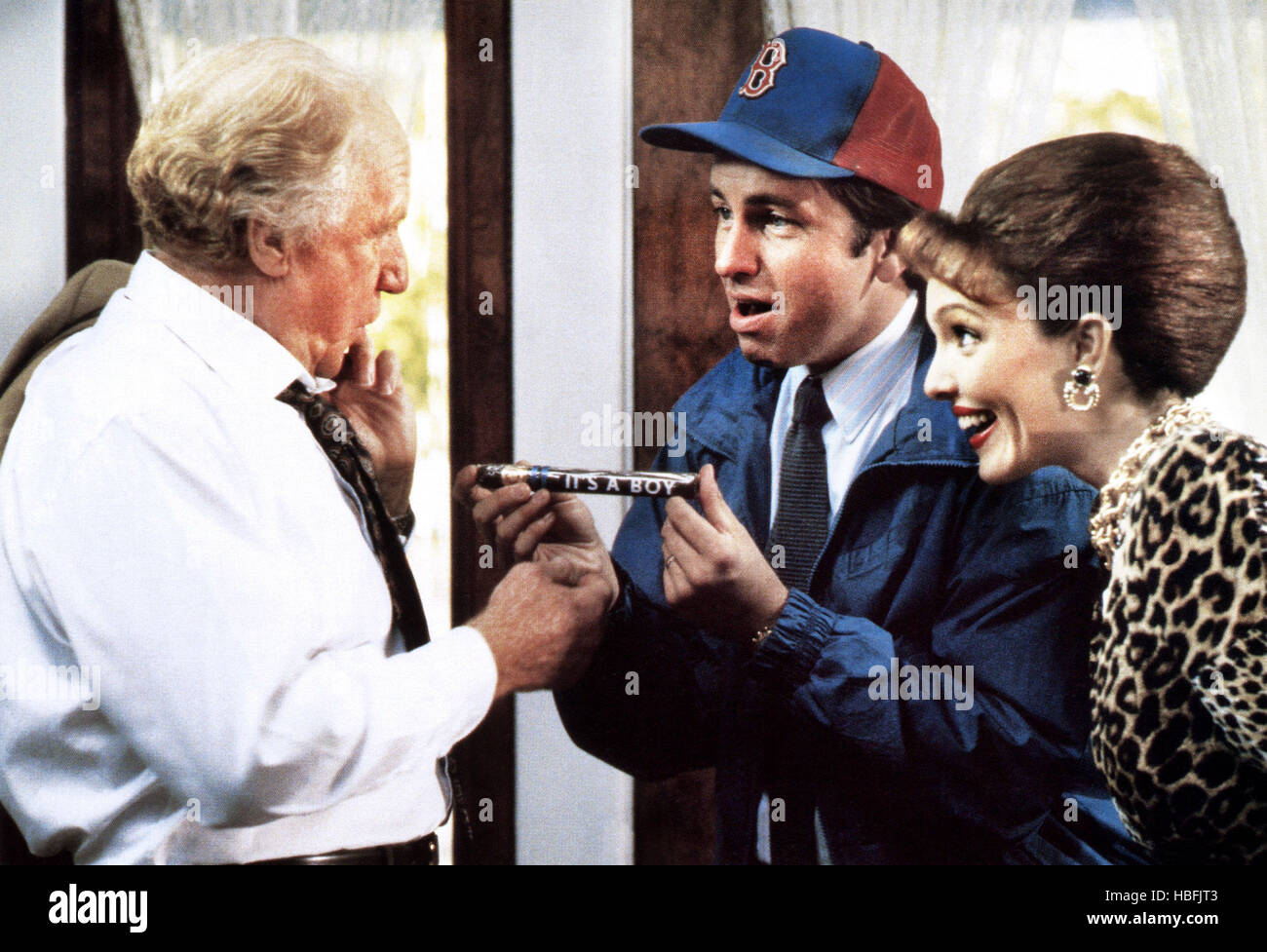PROBLEM CHILD, from left: Jack Warden, John Ritter, Amy Yasbeck, 1990 ...