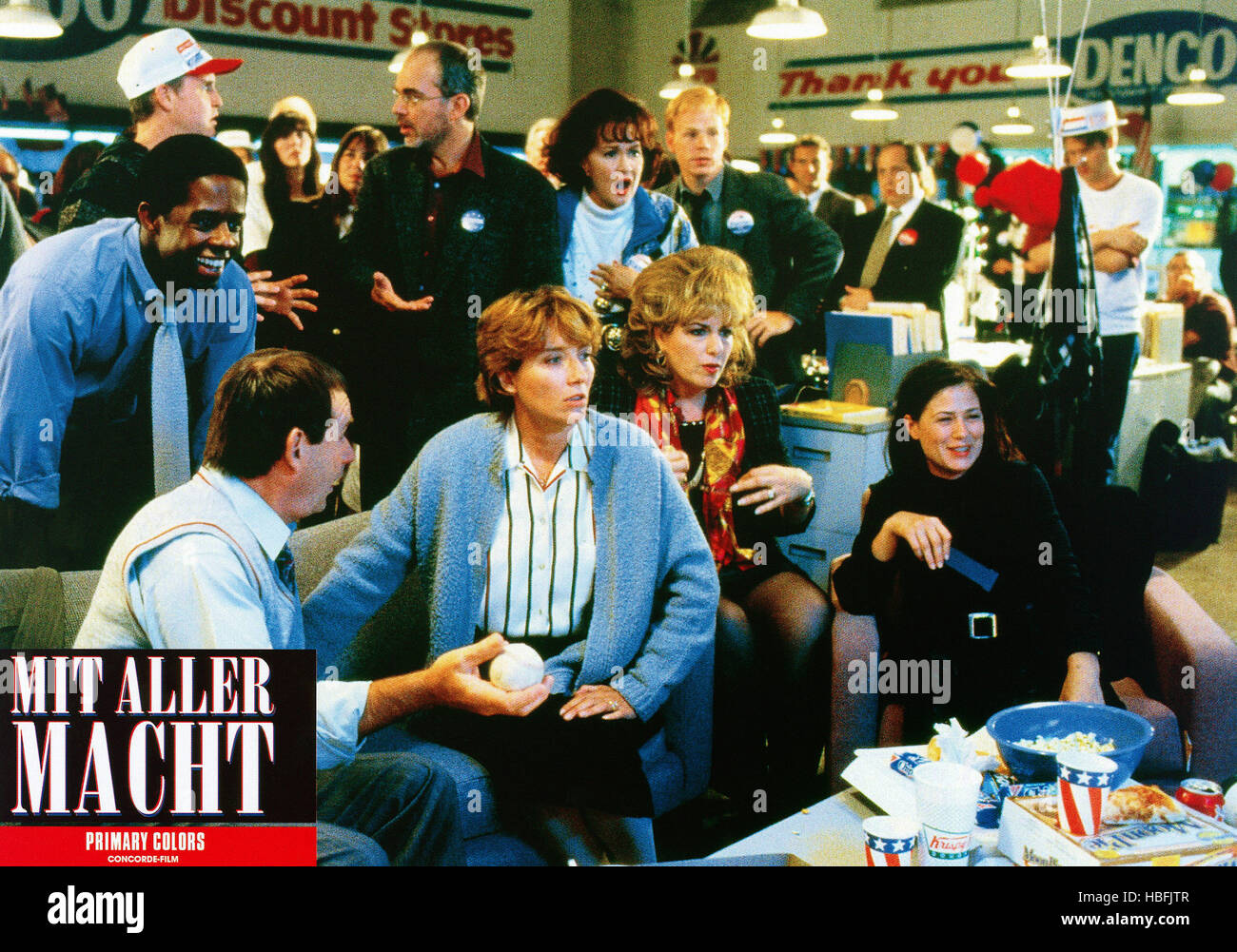 PRIMARY COLORS, (aka MIT ALLER MACHT), seated from left: Paul Guilfoyle ...