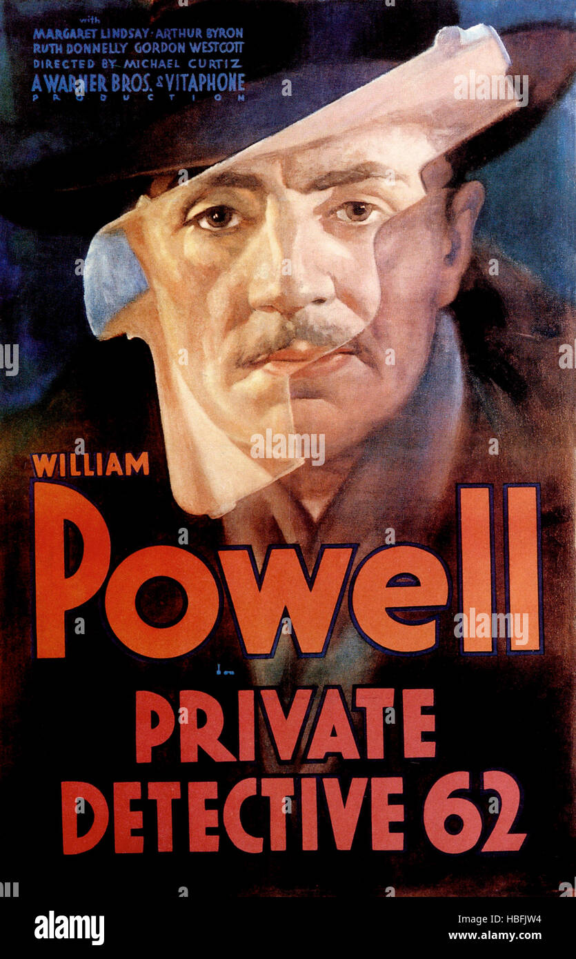 PRIVATE DETECTIVE 62, William Powell, 1933 Stock Photo - Alamy