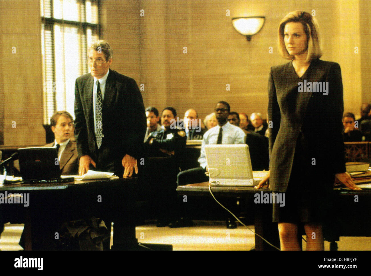 PRIMAL FEAR, front from left: Edward Norton, Richard Gere, laura Linney ...