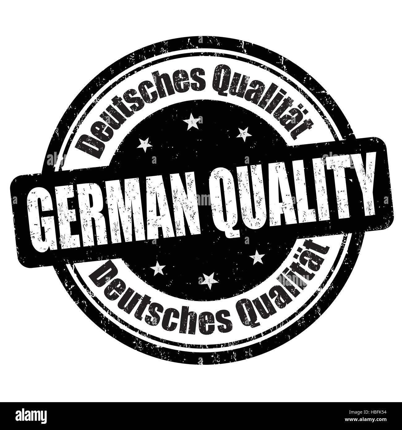 German quality grunge rubber stamp on white background, vector ...